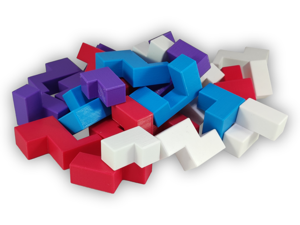 Puzzle Cube 3D Cross by Katarn | Download free STL model | Printables.com