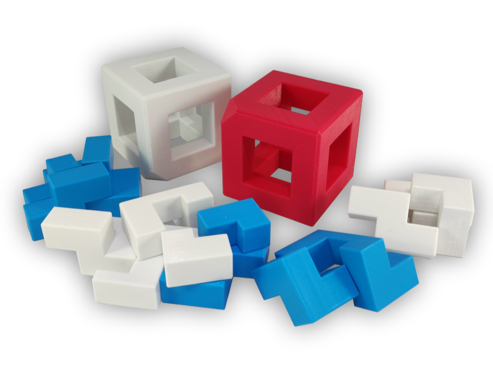 Puzzle Cube 3D Cross by Katarn | Download free STL model | Printables.com