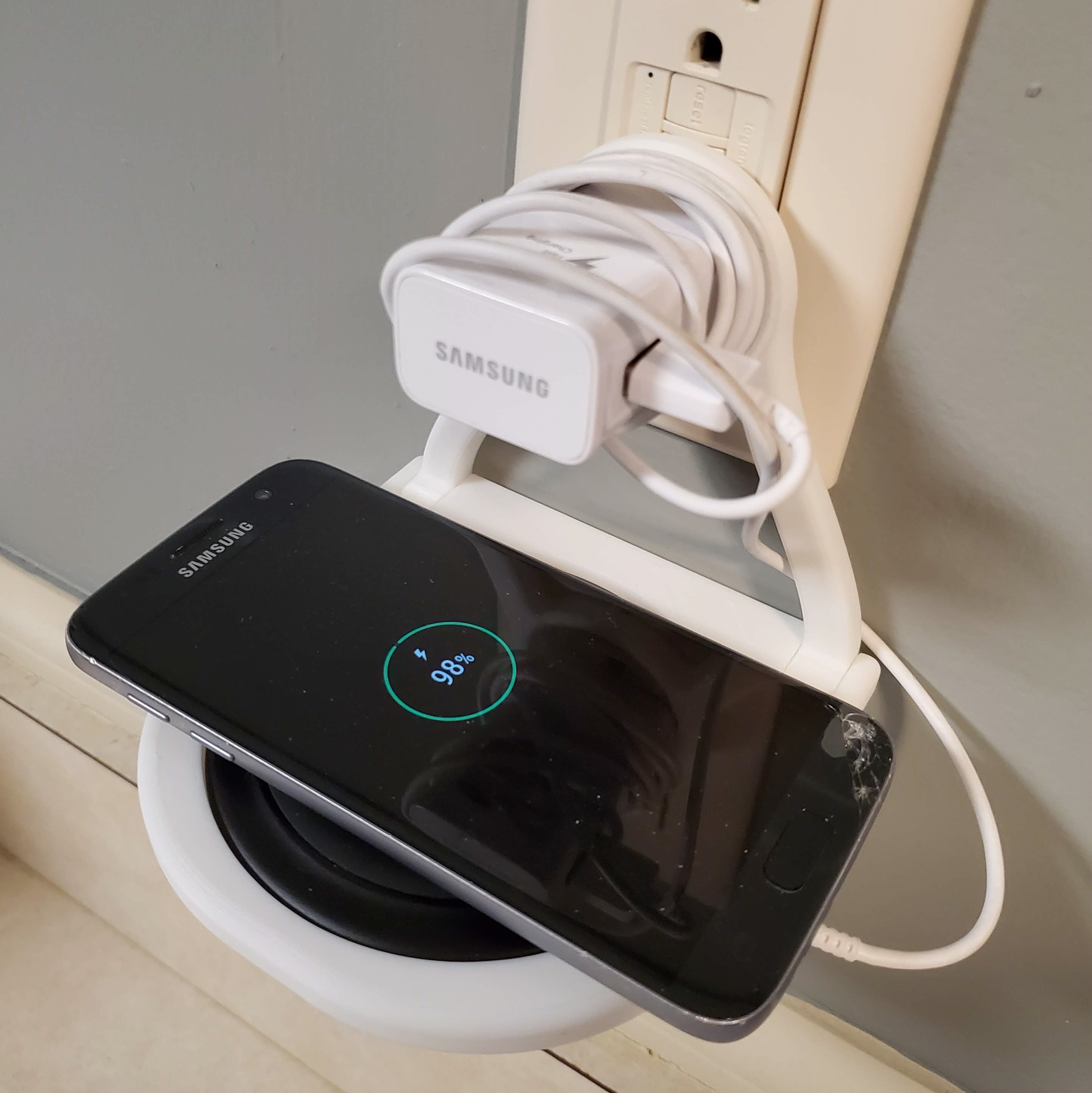 Wireless Charging Shelf by StensethJeremy | Download free STL model ...