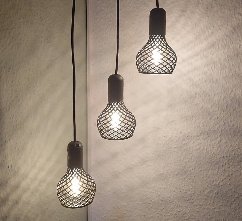 Lamp Shade for E27 LED bulbs by truschival | Download free STL model ...