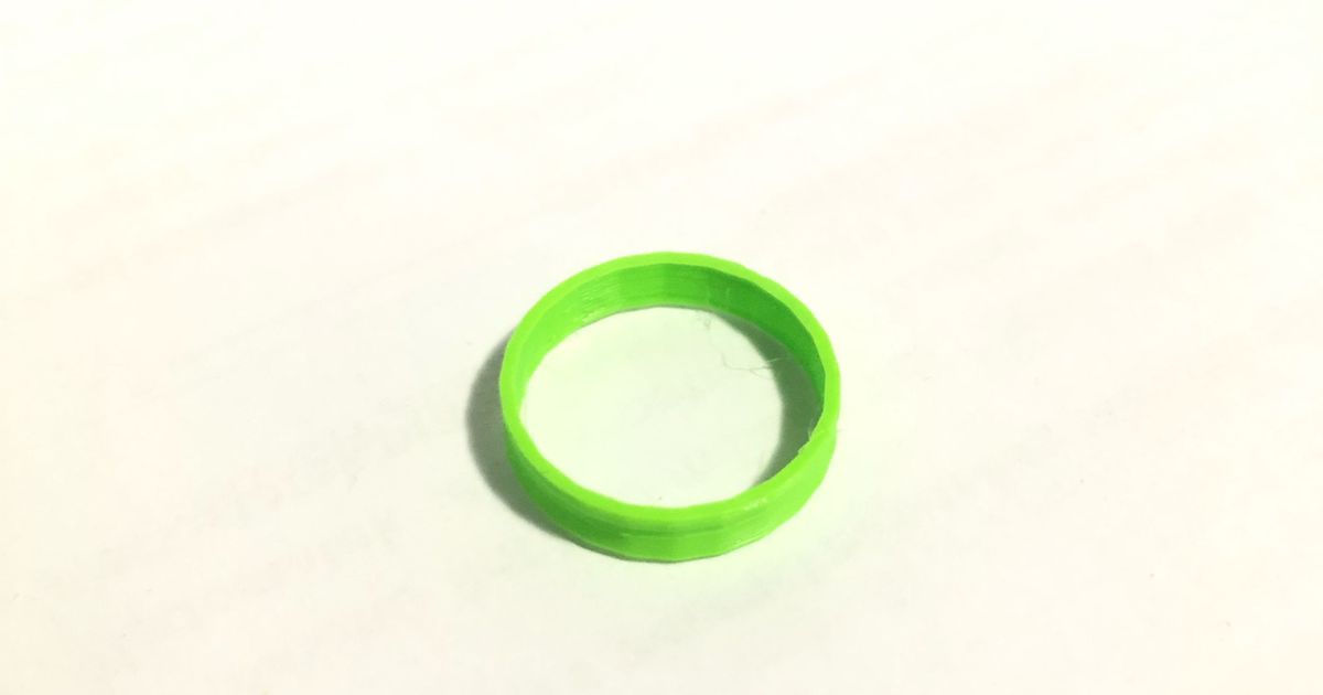 Slim Ring by Adam Vaněk | Download free STL model | Printables.com