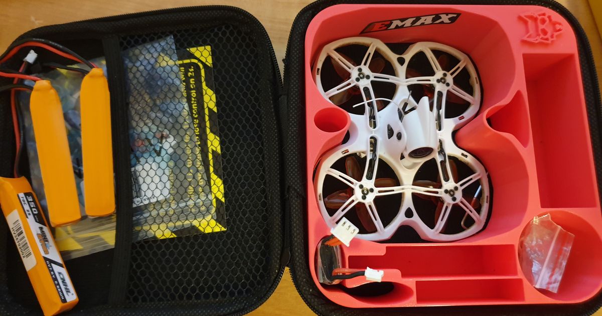 TinyHawk2 FPV quad drone storage box by Chassou | Download free STL ...