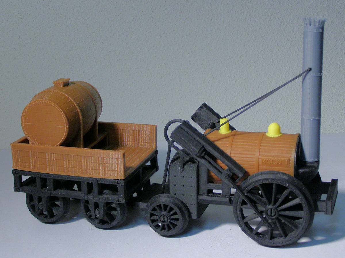 Stephenson's Rocket by Václav Krmela | Download free STL model ...