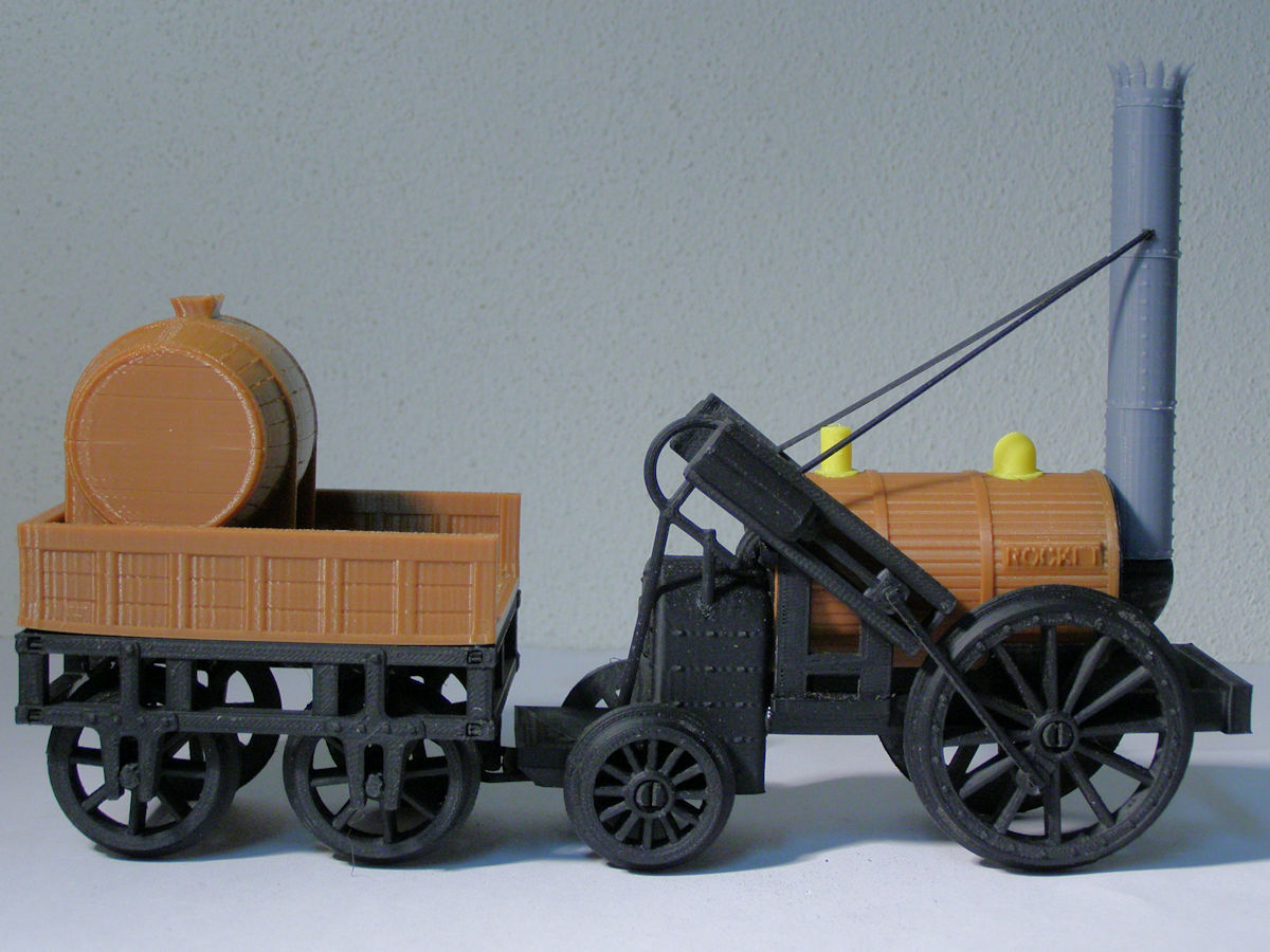 Stephenson's Rocket by Václav Krmela | Download free STL model ...
