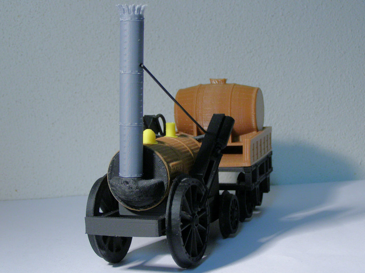 Stephenson's Rocket by Václav Krmela | Download free STL model ...