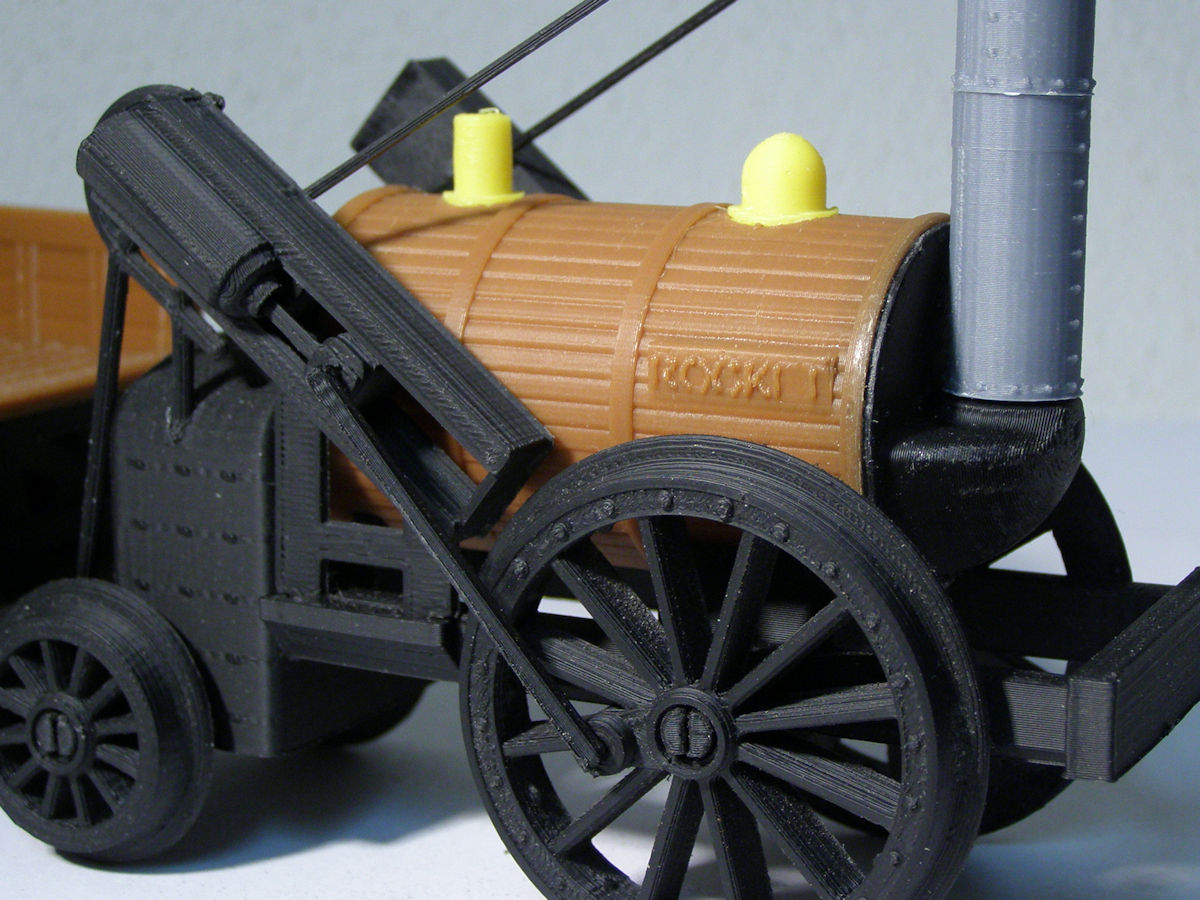 Stephenson's Rocket by Václav Krmela | Download free STL model ...