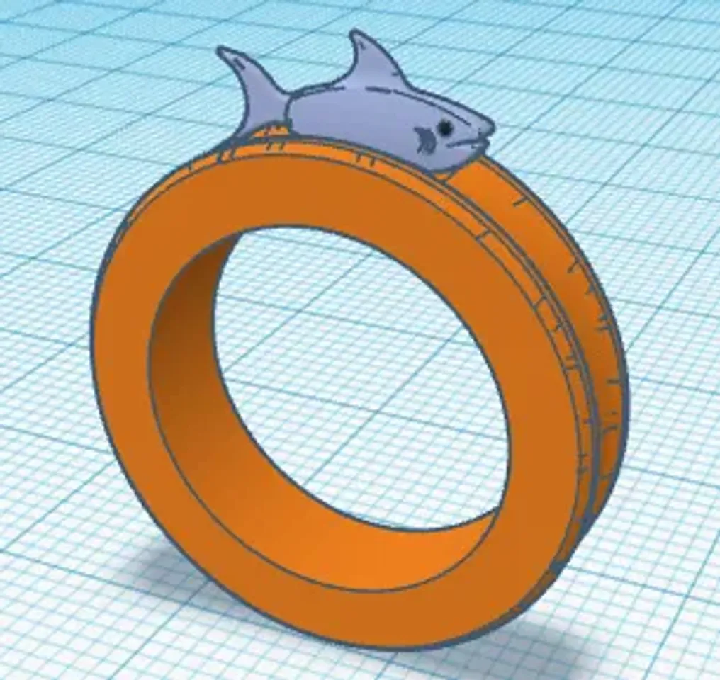 fish ring by Gabriele Zanetti | Download free STL model | Printables.com
