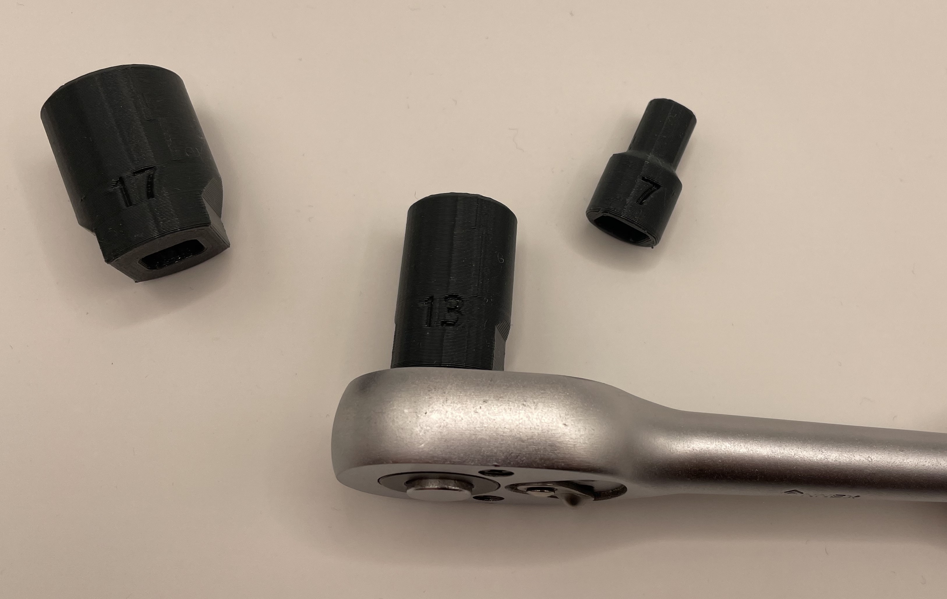 Hexagon Sockets for 3/8" Wrench (NASA Wrench) od autora TimTwix ...