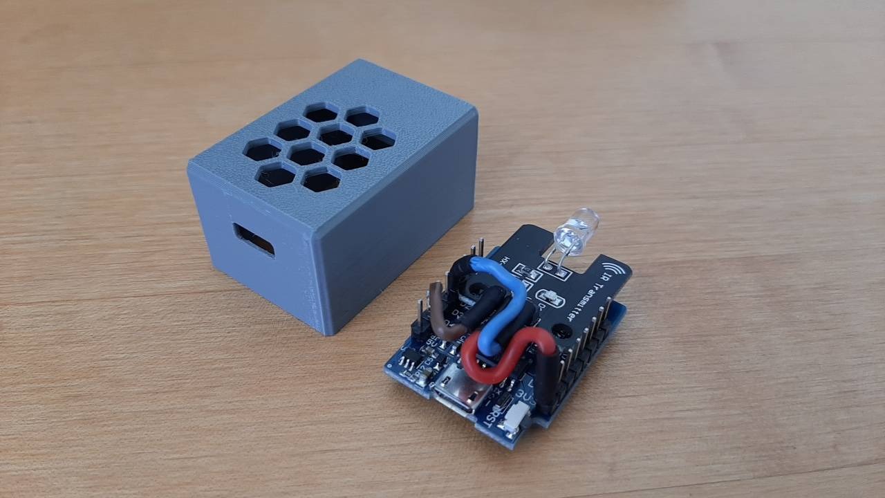 Box for ESP8266 HomeKit infrared remote by Solsken106 | Download free ...