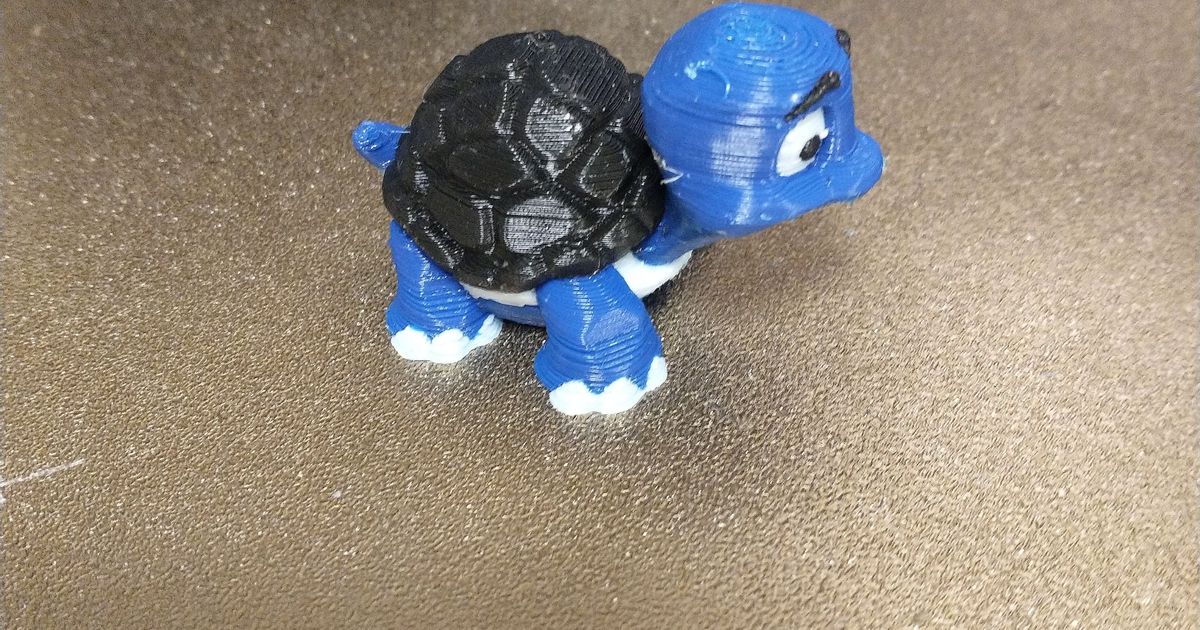 Multicolor Turtle by StarrySkies | Download free STL model | Printables.com