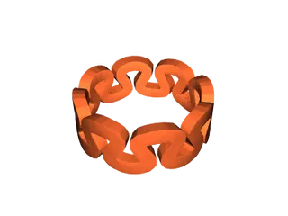 Squiggle Ring by gfellows | Download free STL model | Printables.com