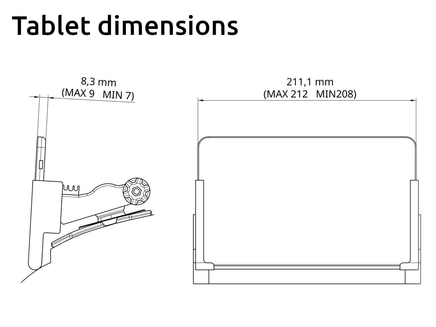 Land Rover Discovery 3 8" Tablet Holder by Hyta | Download free STL ...