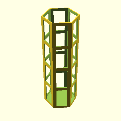 OpenSCAD Fully parametric drawer cable storage management hive with ...