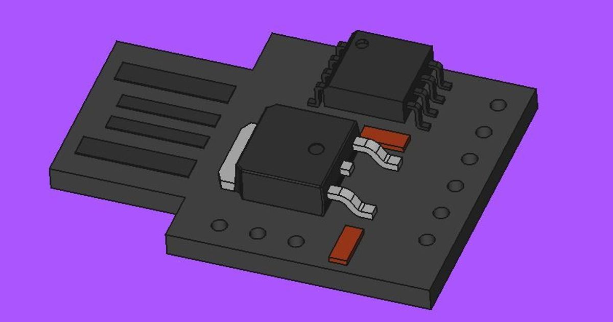 DigiSpark Attiny85 (step format) by ManelTo | Download free STL model ...