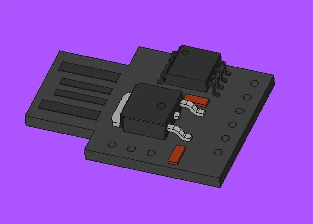 DigiSpark Attiny85 (step format) by ManelTo | Download free STL model ...