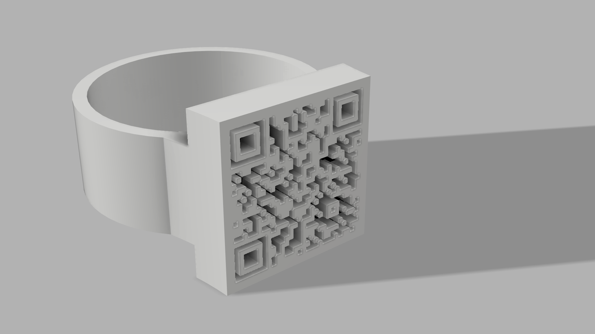 QR Cod Ring by ErroXCoder | Download free STL model | Printables.com