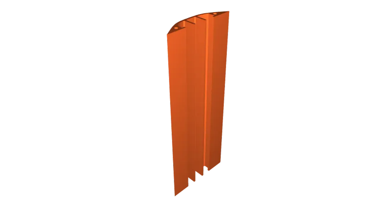 Rigid cable floor trunking by hibble | Download free STL model ...