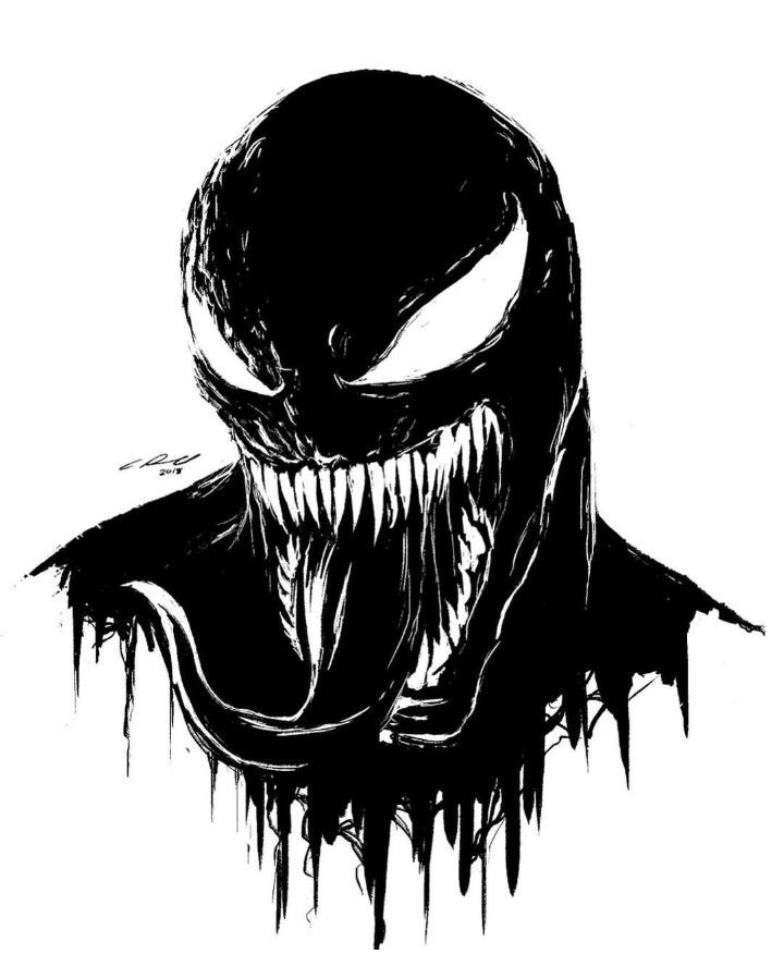 Venom wall decal by kubik241 | Download free STL model | Printables.com