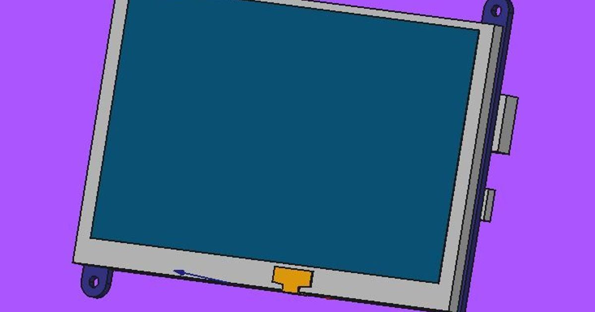 TFT 5" display (step file) by ManelTo | Download free STL model ...