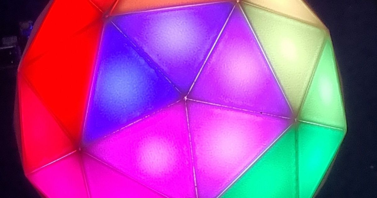 2v Geodesic Light Sphere by defsdoor | Download free STL model ...
