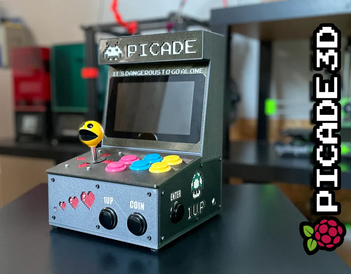 Raspberry Picade 3D printable by super_perf | Download free STL model | Printables.com