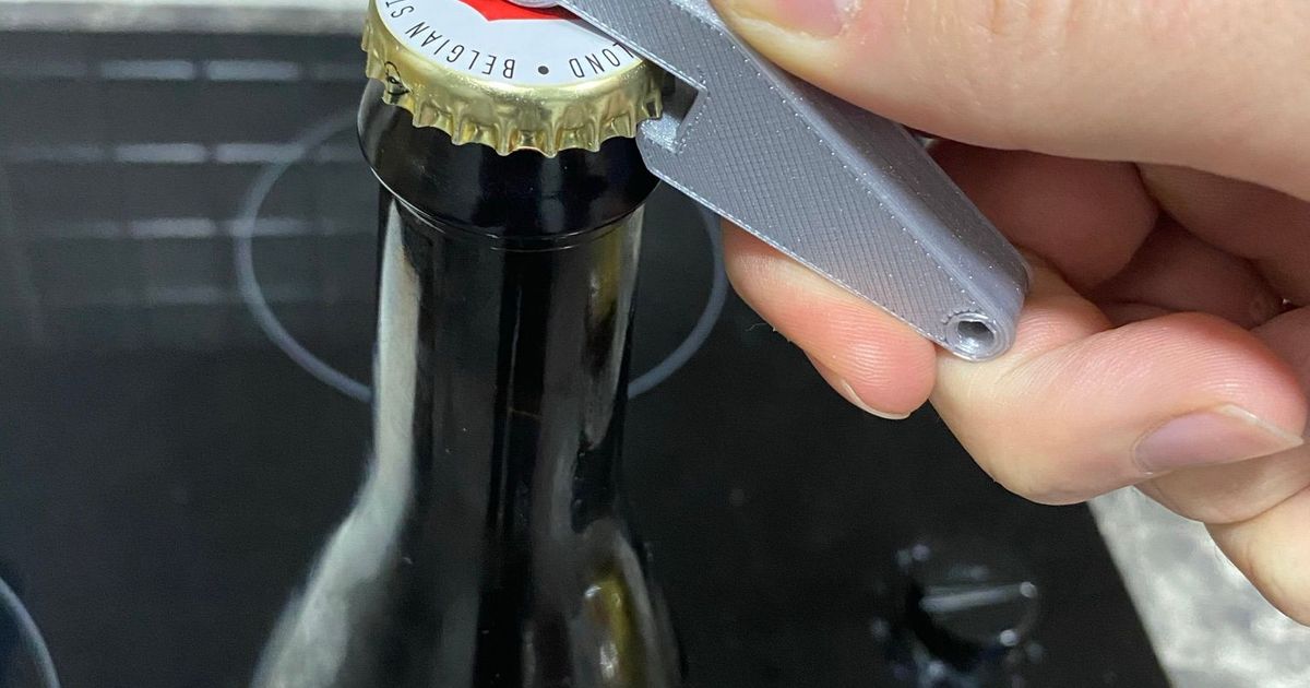 Bottle opener key chain by Richard | Download free STL model ...