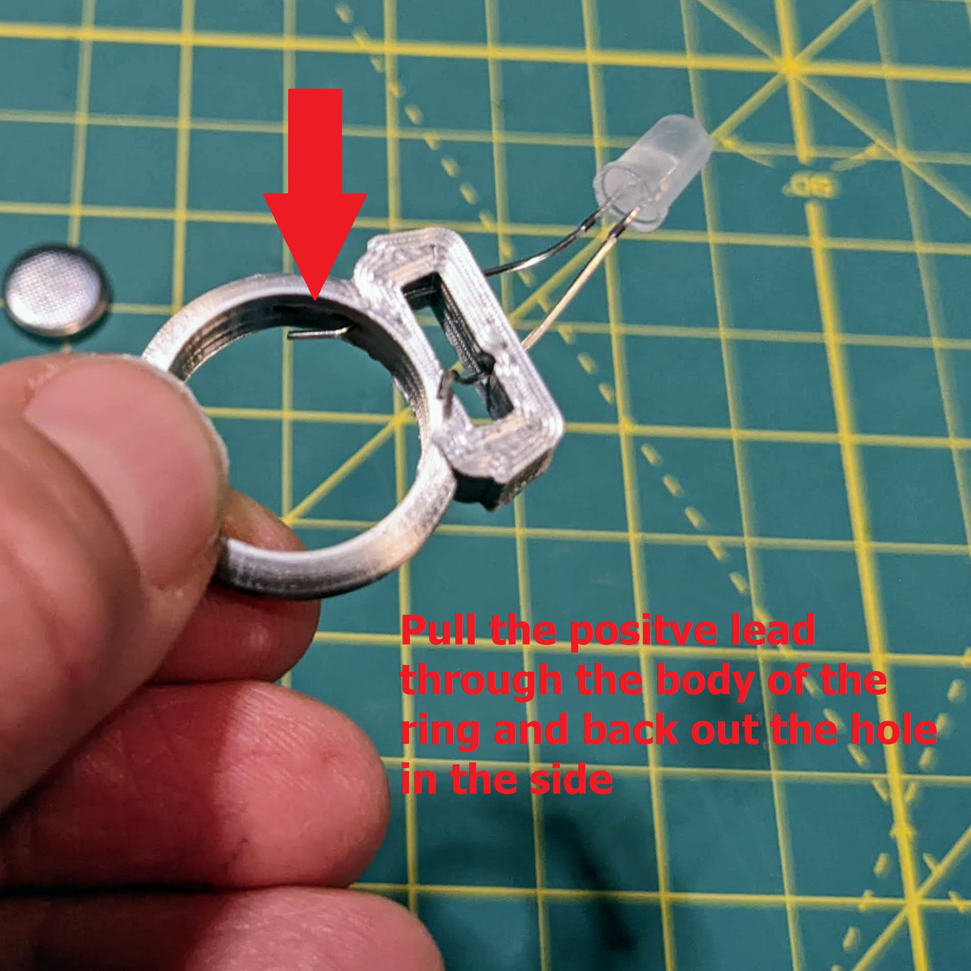 Illuminated Bling Ring by GeekMomProjects | Download free STL model ...