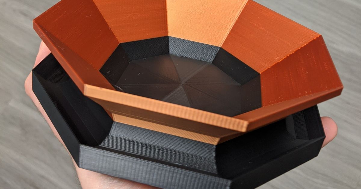 Octagonal bowl/dish by Orion4o4 | Download free STL model | Printables.com