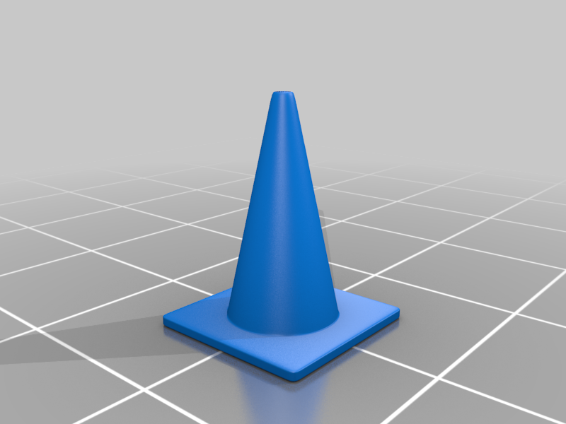 Mini Traffic Cone by ERK | Download free STL model | Printables.com