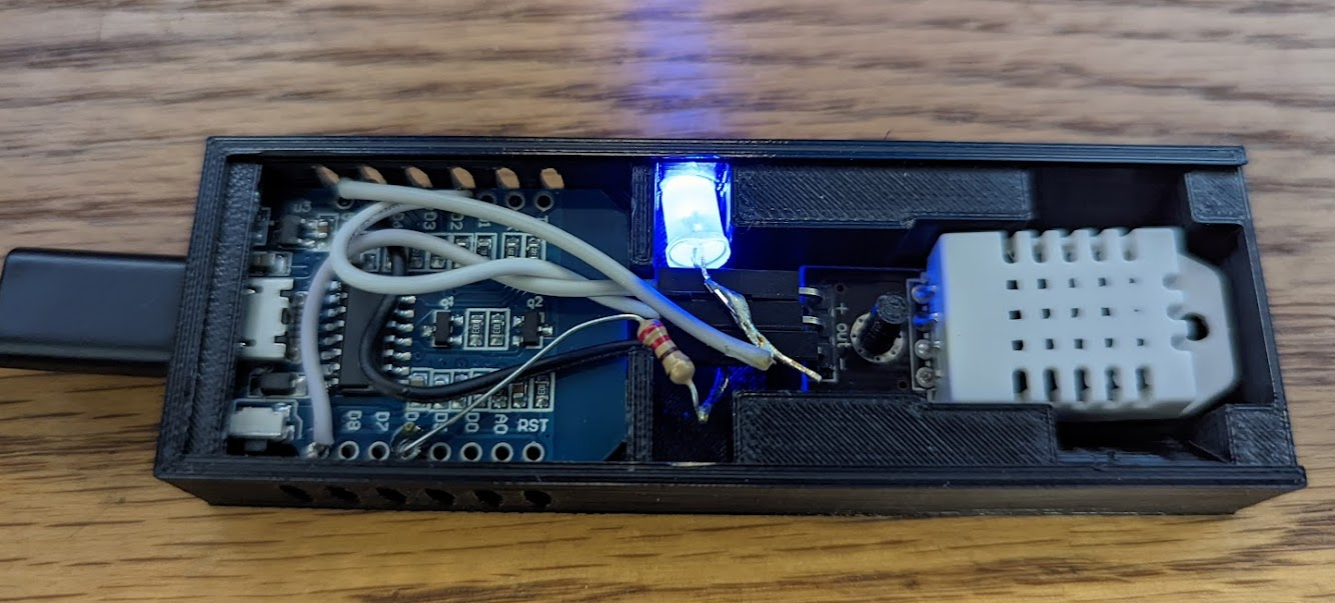 Case for ESP8266 board and DHT12 sensor by JeffL | Download free STL ...