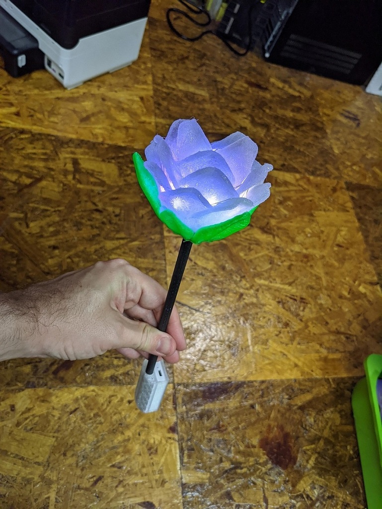 Maz's Flower Magic Wand by Paul Chase | Download free STL model ...