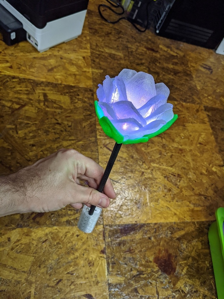 Maz's Flower Magic Wand by Paul Chase | Download free STL model ...