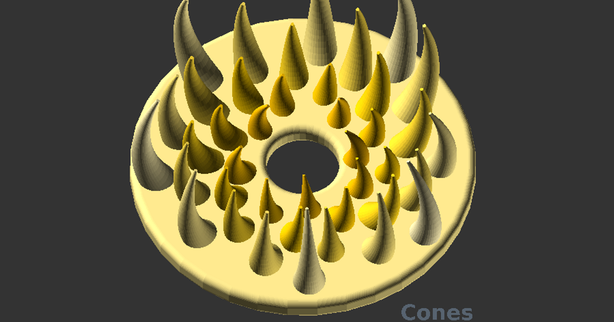 Cones by Jack | Download free STL model | Printables.com