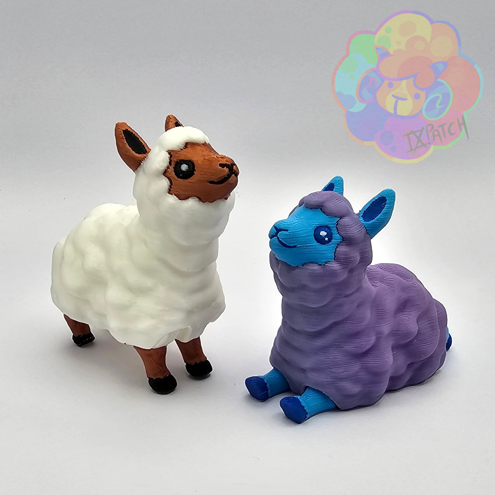 Cute Llama - Flexi Articulated Animal (print-in-place) by IXPatch ...