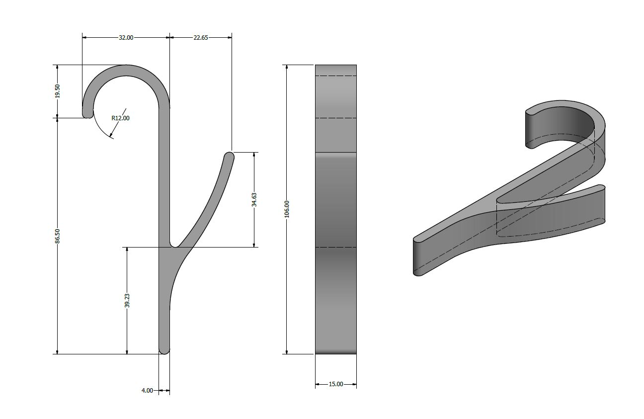 Ladder heater hook by Michal Král | Download free STL model ...