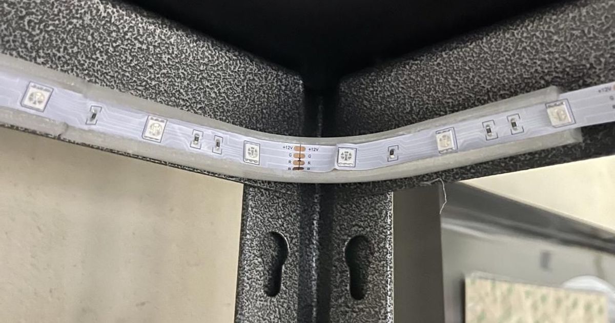Magnetic LED Track Inside Corner - 45 degree Tilt by crussty | Download ...