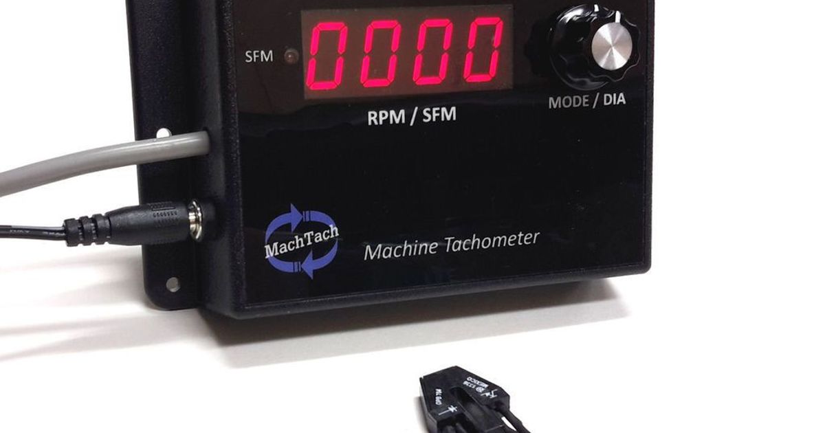 MachTach Machine Tachometer by Plexi | Download free STL model ...