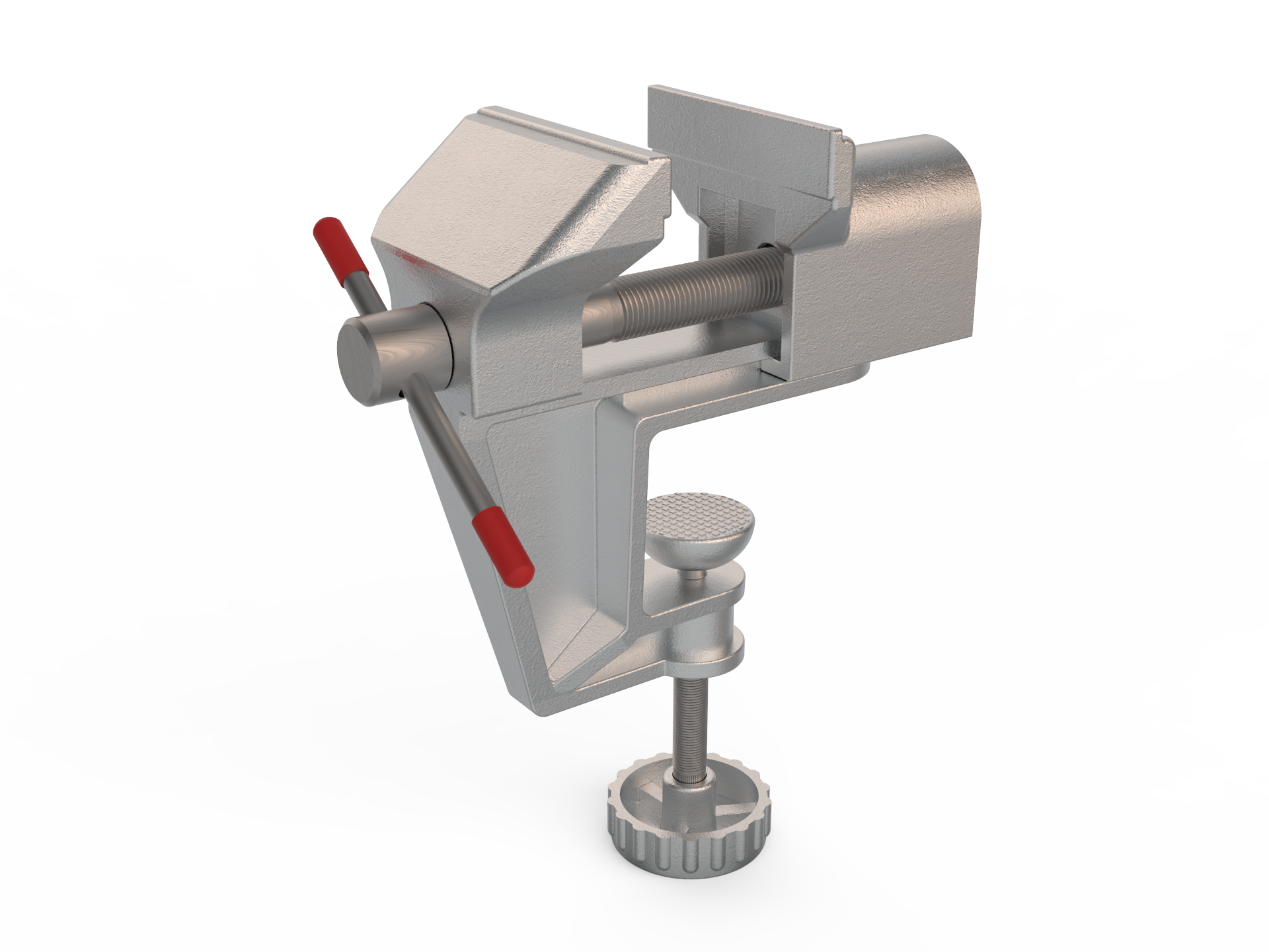 Small aluminium bench vise by Barenboim Daniel | Download free STL ...