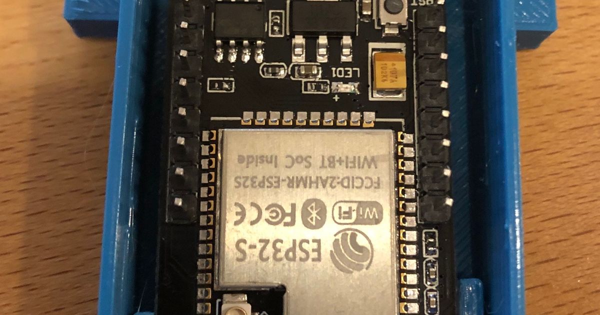 Housing for ESP32-Cam with open GPIO by elatobi | Download free STL ...
