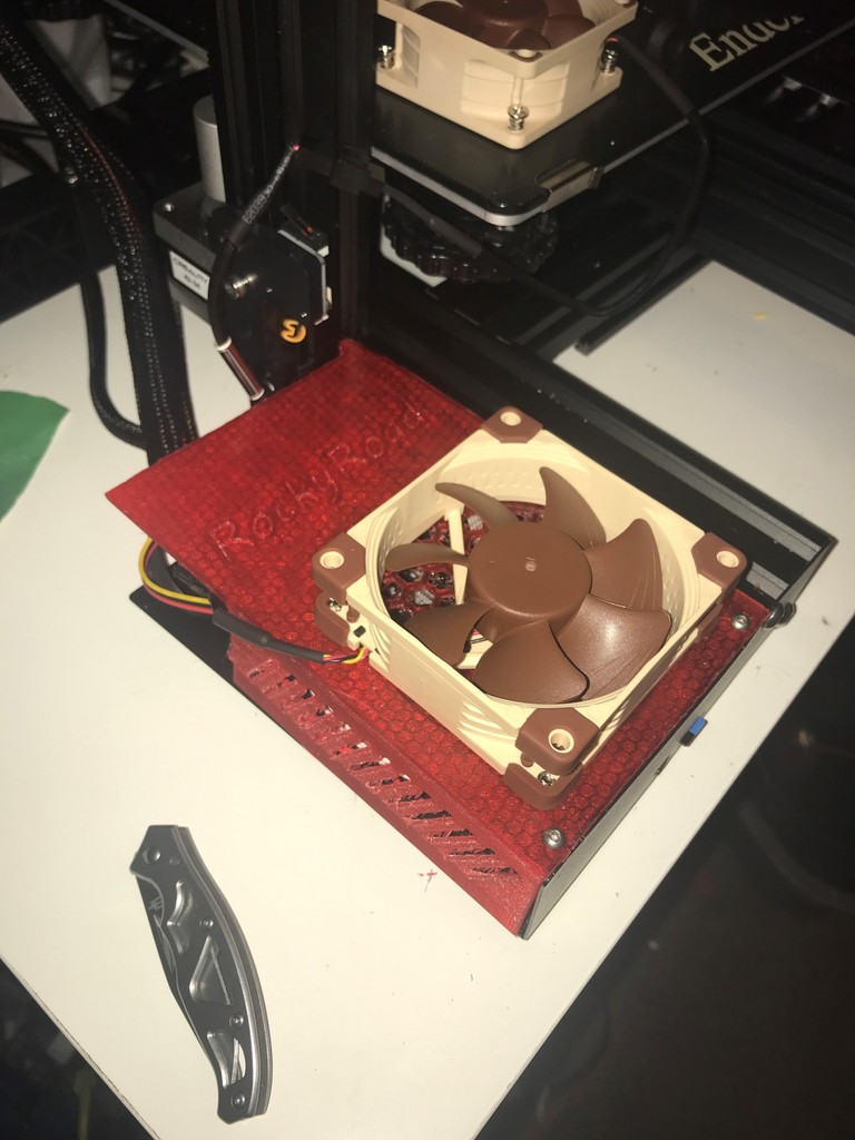 Creality Ender 3 Max Mainboard Shroud 80mm Fan by RockyRoad | Download ...