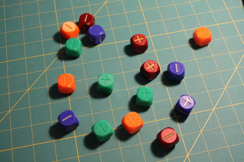 Fate/Fudge dice by Dandy Cat Labs | Download free STL model ...