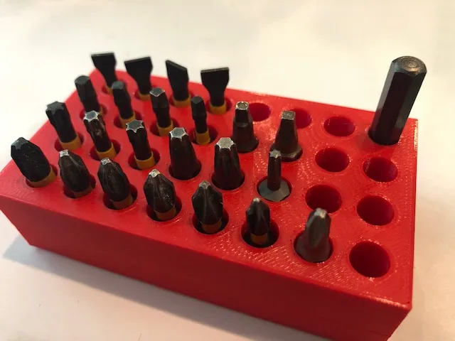 Screwdriver bit storage by cojosims | Download free STL model ...
