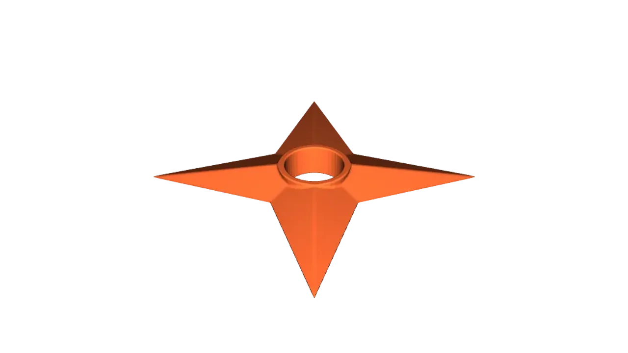 Shuriken Naruto by Referentiel | Download free STL model | Printables.com
