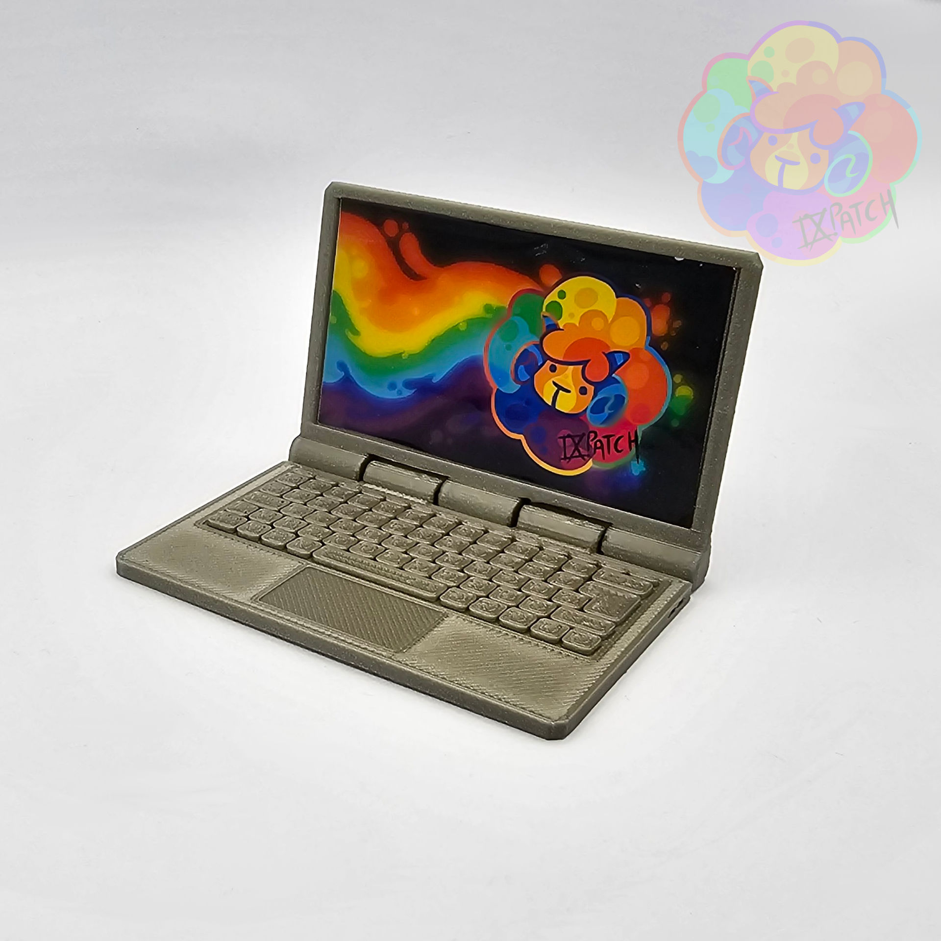 Tiny Laptop (print-in-place) by IXPatch | Download free STL model ...