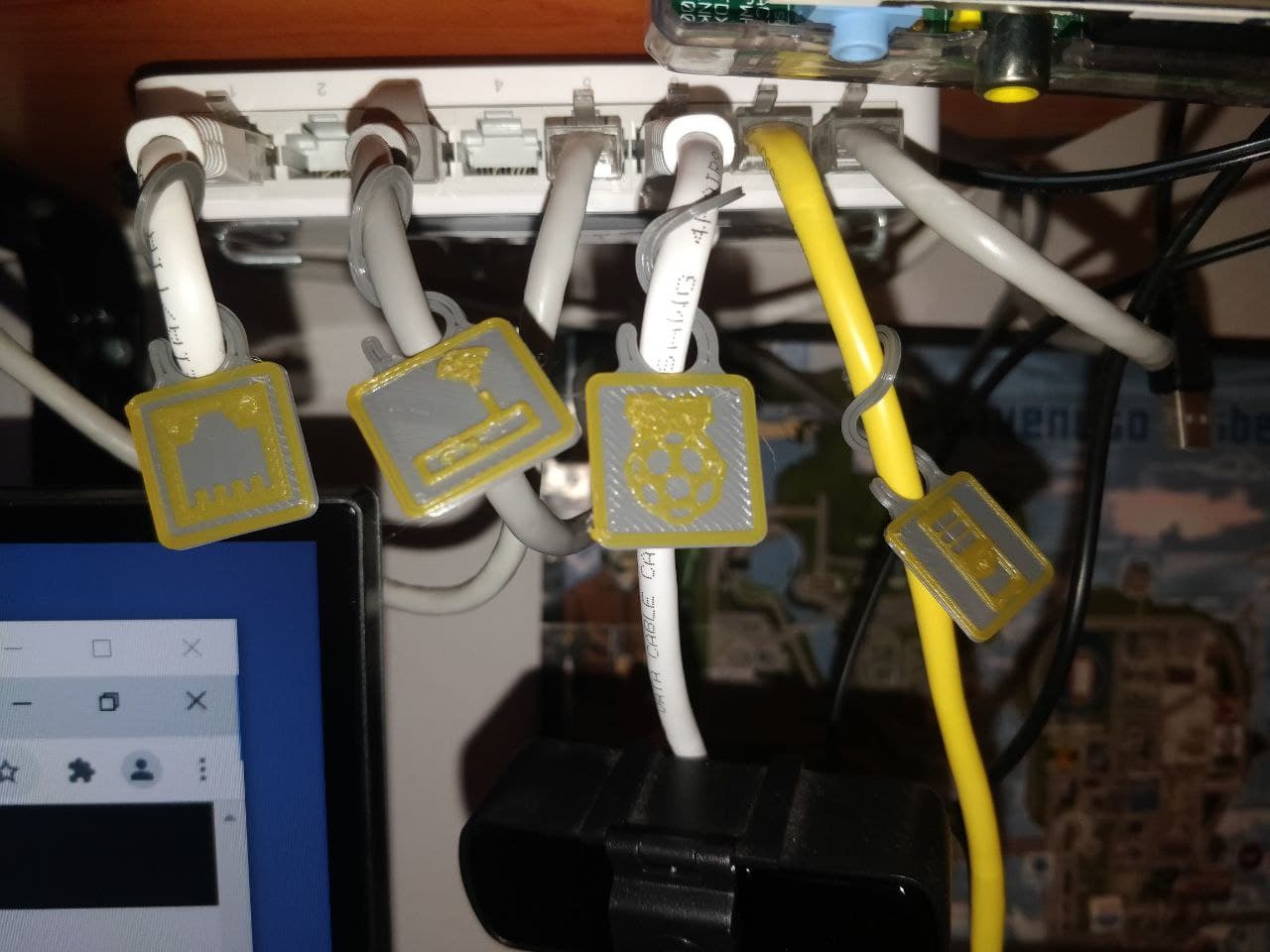 Cable Tag Set additions by Kliffom | Download free STL model ...