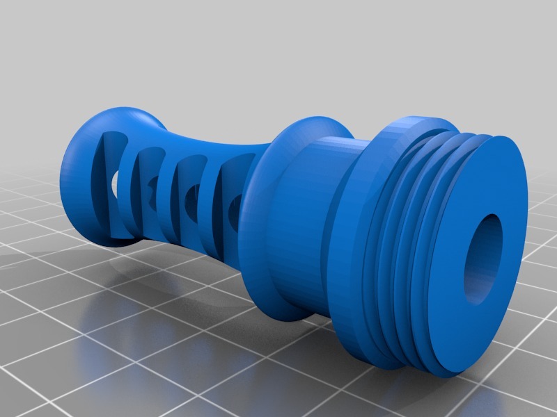 L96/MB01 flash hider (airsoft) by Citruspers | Download free STL model ...