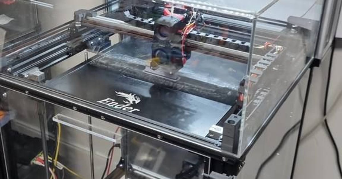 Ender5Plus Corexy Conversion Enclosure Lid by Jason | Download free STL ...