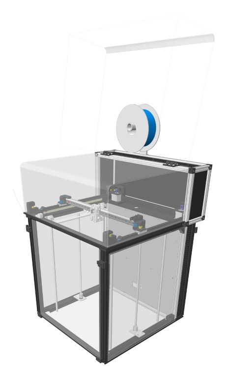 Ender5Plus Corexy Conversion Enclosure Lid by Jason | Download free STL ...