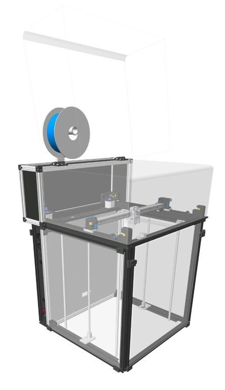 Ender5Plus Corexy Conversion Enclosure Lid by Jason | Download free STL ...