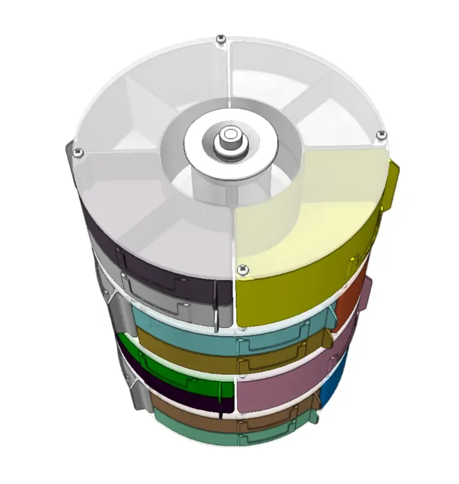 Rotating Parts Bin by Jason | Download free STL model | Printables.com